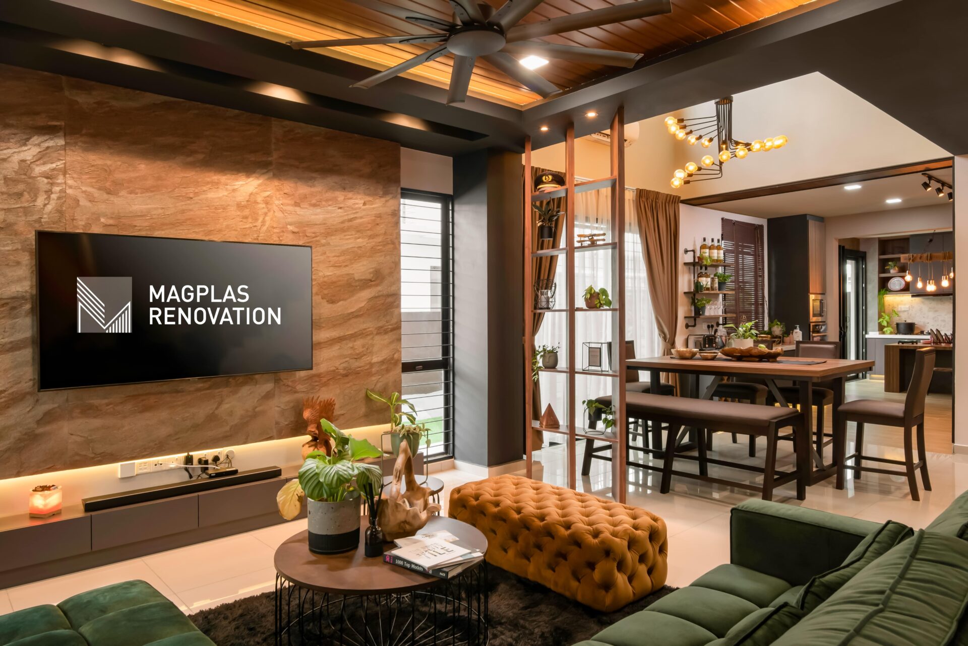 Terrace House in Selangor Sports a Stunning Rustic Style Complete with ...