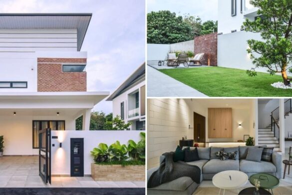 KL Terrace House Uses Brick Wall At Front Porch For Privacy But Is ...