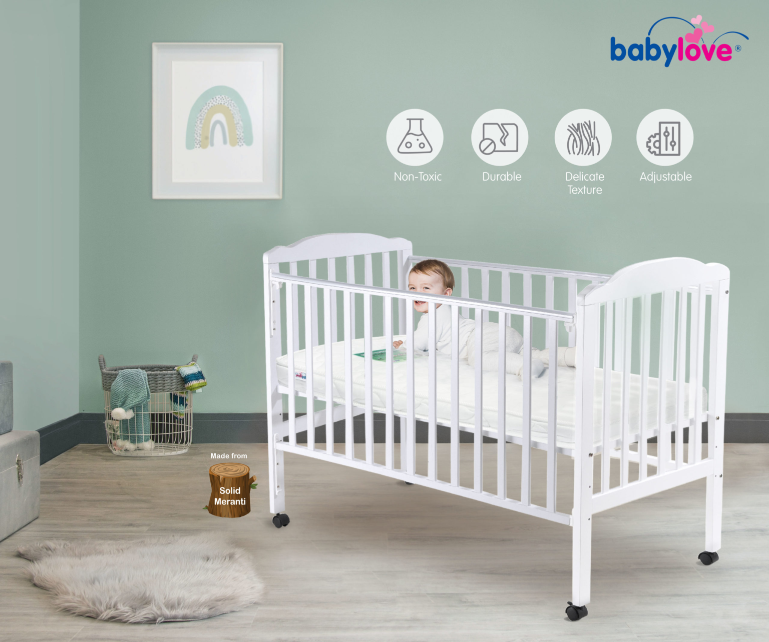 12 Best Baby Cots in Malaysia for the Sweetest Slumber for Little Ones